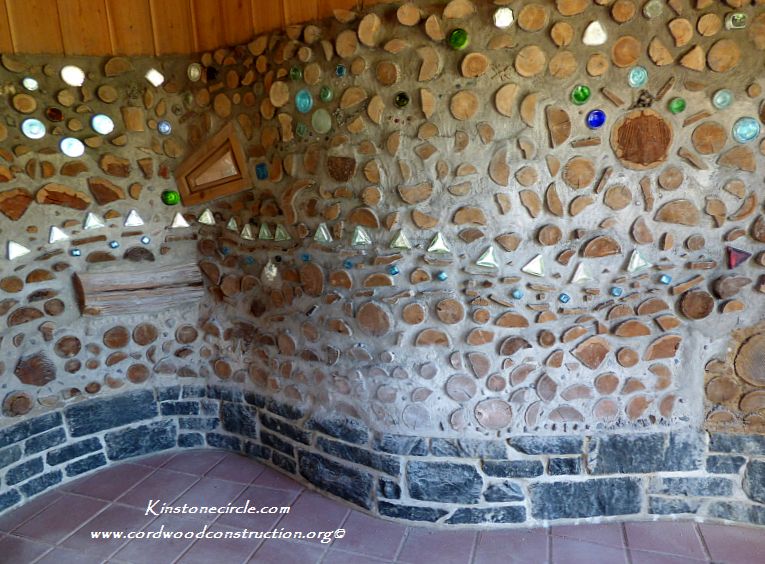Cordwood at Kinstone Circle - Cordwood Construction