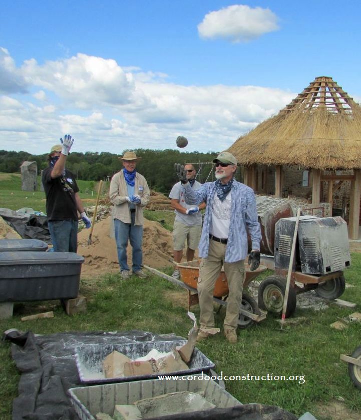 Cordwood at Kinstone Circle - Cordwood Construction