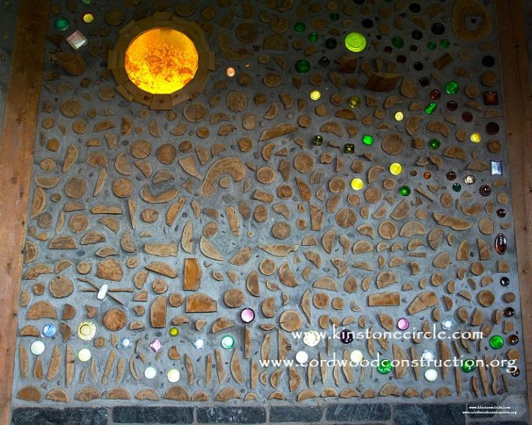 Cordwood at Kinstone Circle - Cordwood Construction