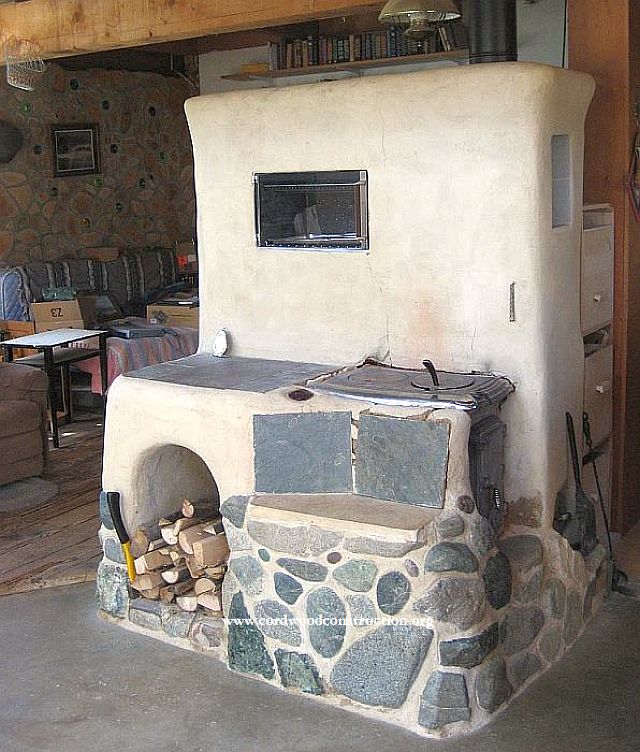 Masonry Heaters & Wood Stoves for Cordwood Homes - Cordwood Construction