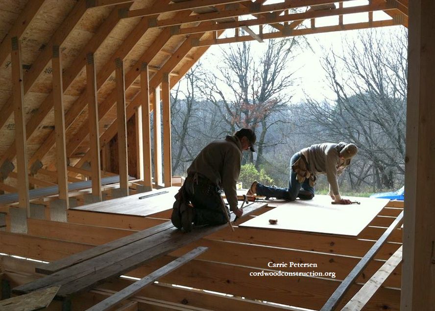 Cordwood Beauty in Wisconsin is "Best Practices" - Cordwood Construction