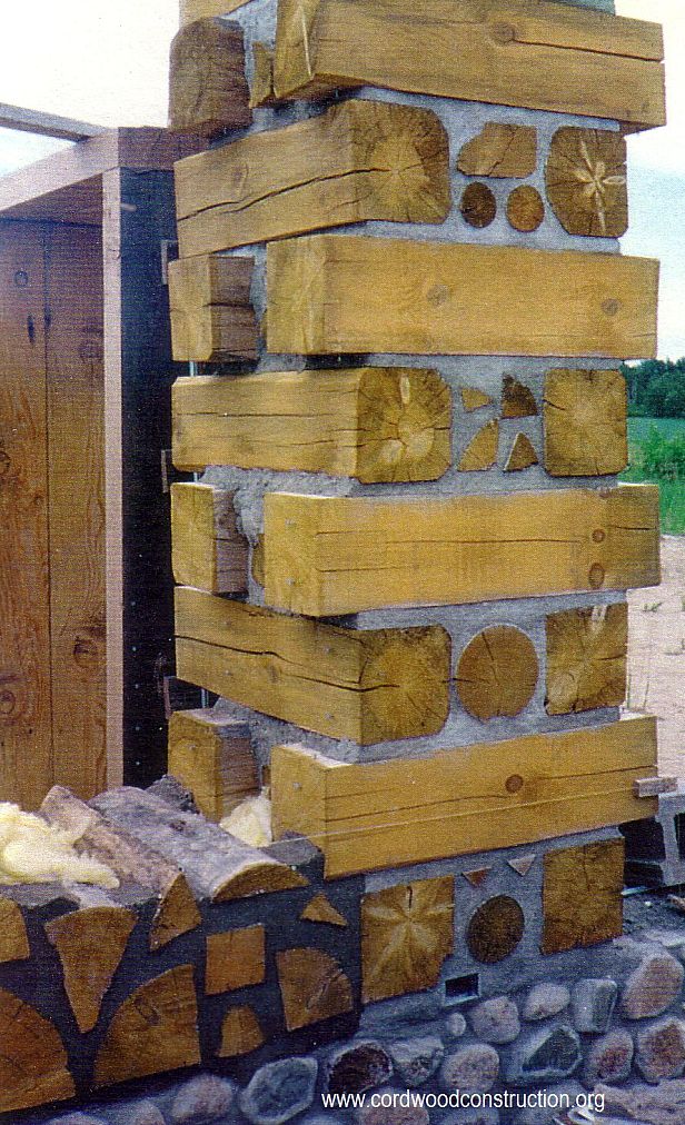 Easy Peasy Stackwall Corners with Cordwood - Cordwood Construction