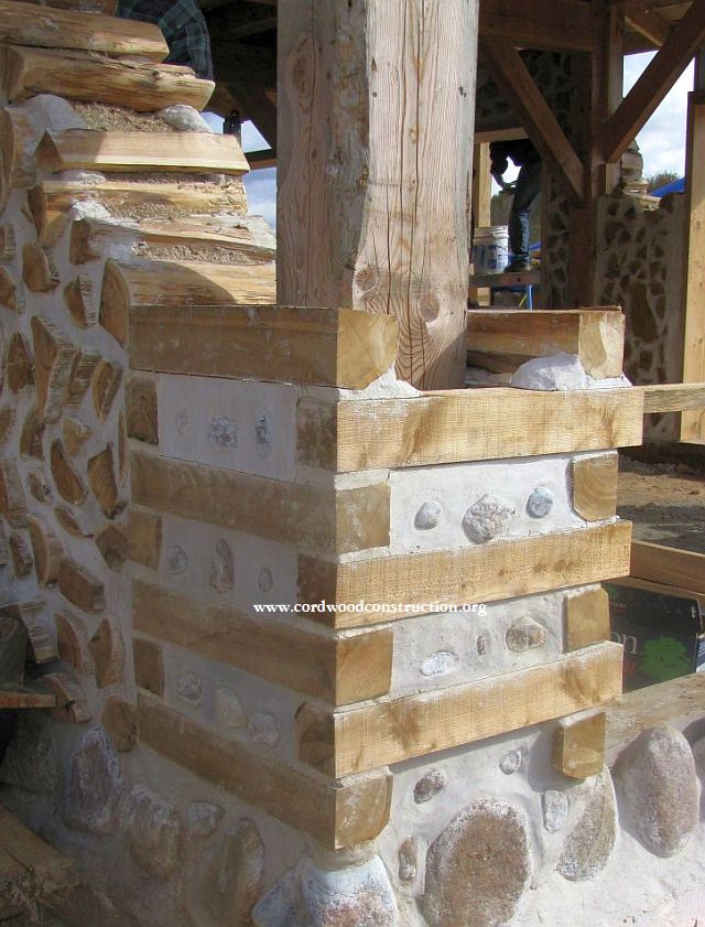 Easy Peasy Stackwall Corners with Cordwood - Cordwood Construction