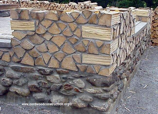 Stackwall Corners with the Right Stuff - Cordwood Construction